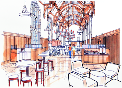 Designers chosen to give dining halls distinctive look